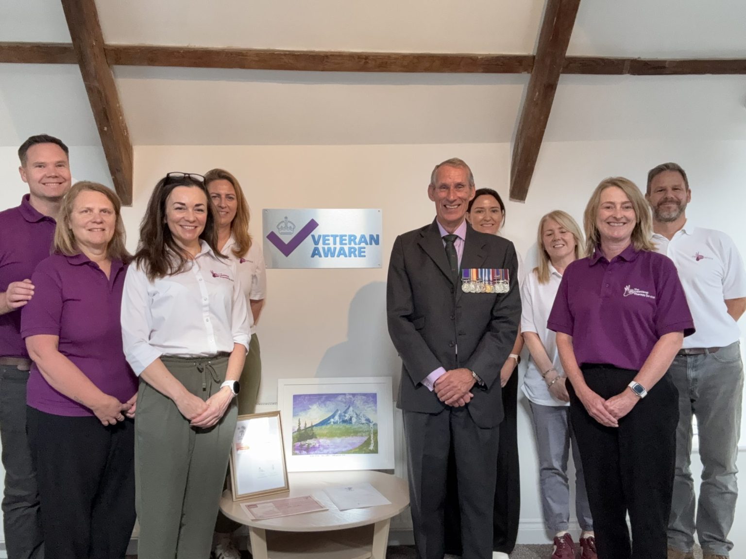 NHS Veterans Aware Accreditation | The Occupational Therapy Service