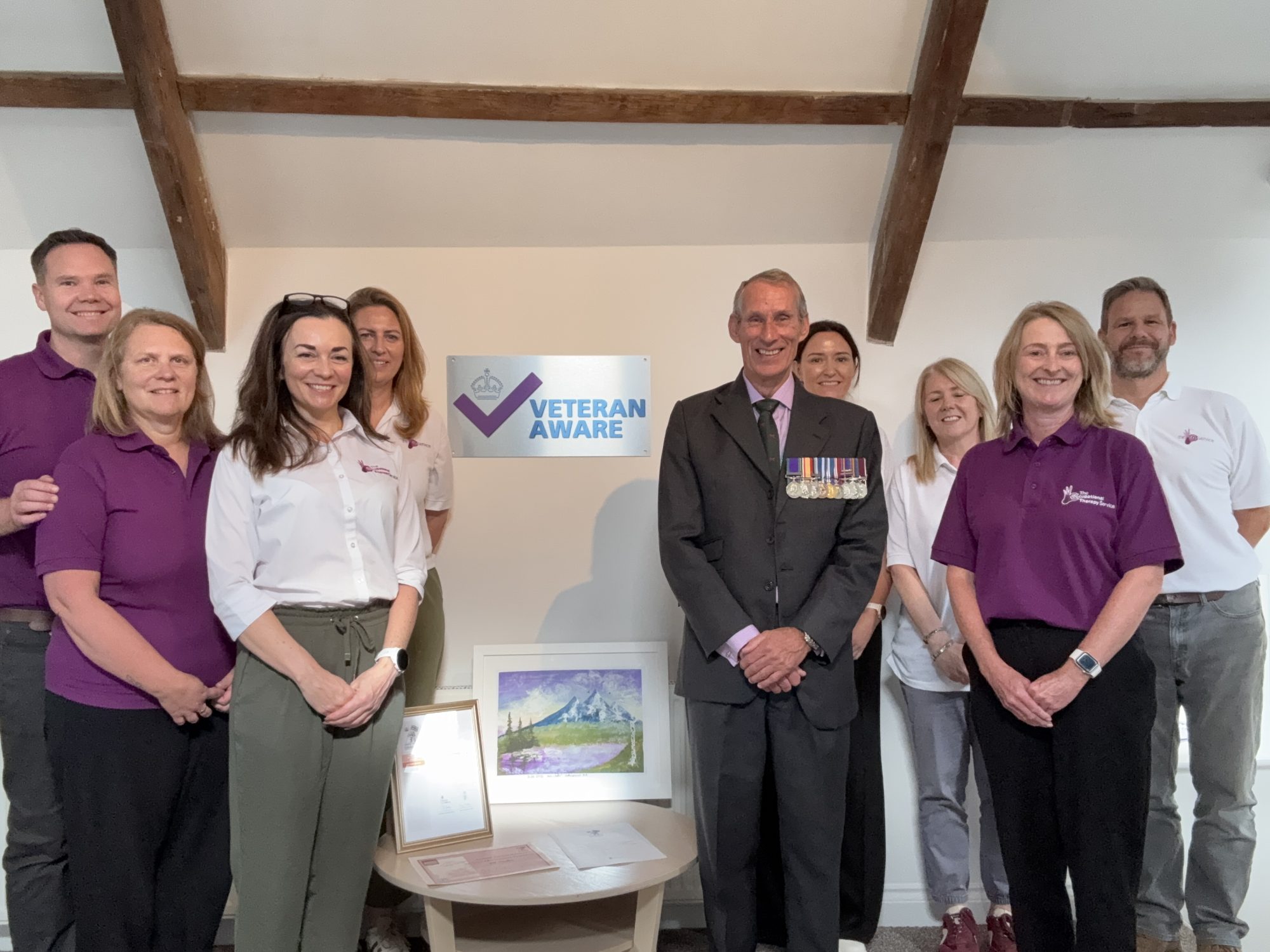 NHS Veterans Aware Accreditation | The Occupational Therapy Service